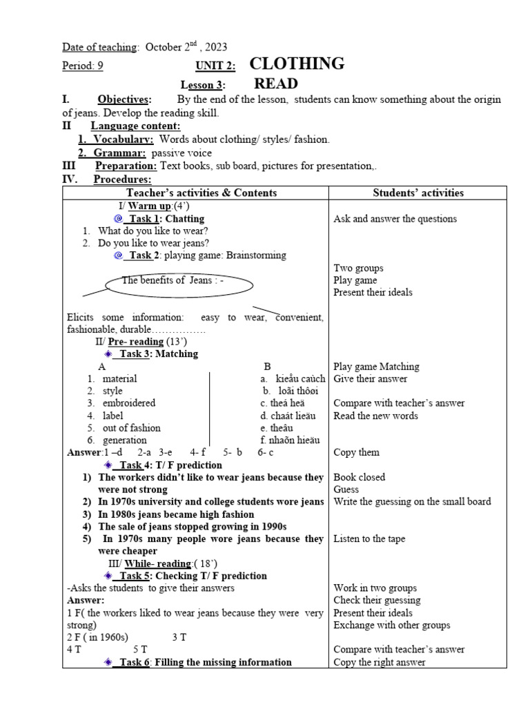 Unit 2-P9,10 | Download Free PDF | Jeans | Human Communication