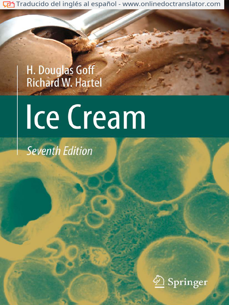 Helado: Ciencia y Tecnología, 7ª Edición | PDF | Helado | Leche