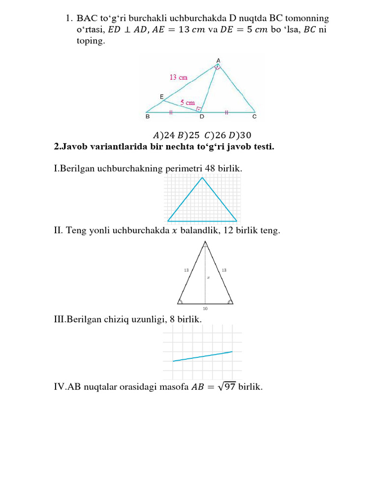 8-01 Geometriya | PDF