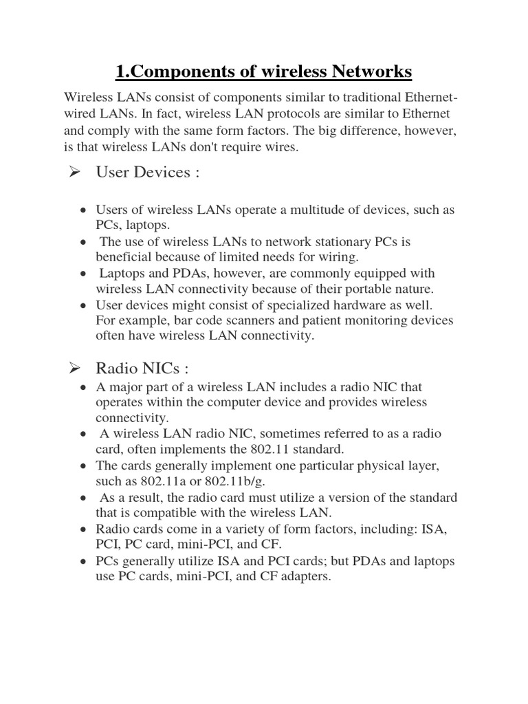 wireless_Networks | PDF | Computer Network | Wireless Lan