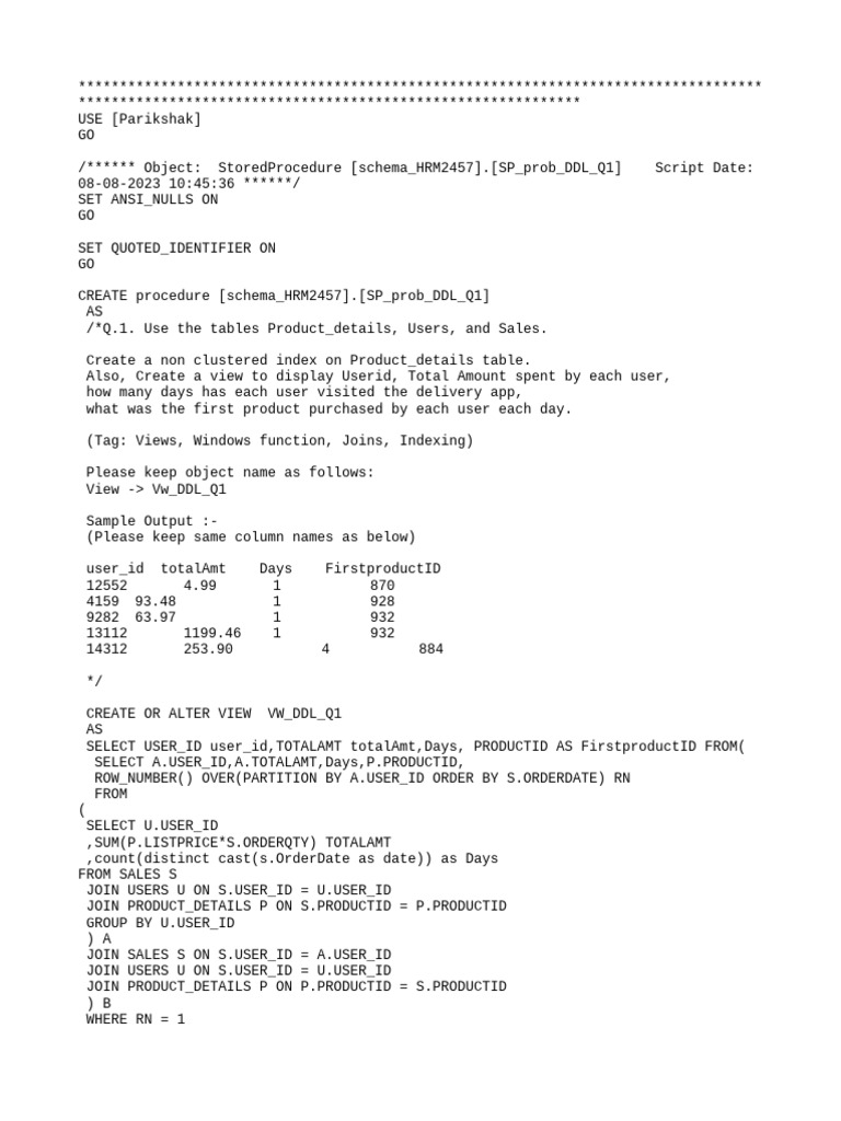 Sql Pdf Parameter Computer Programming Database Index