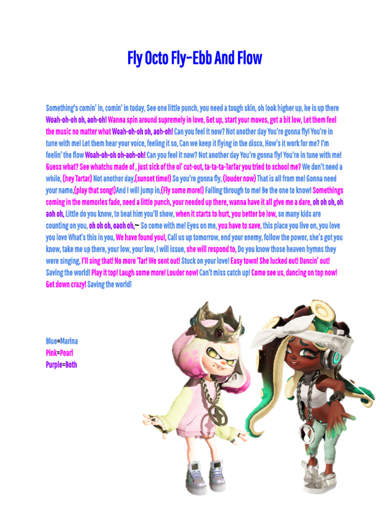 Fly Octo Fly - Ebb and Flow | PDF | Poetry