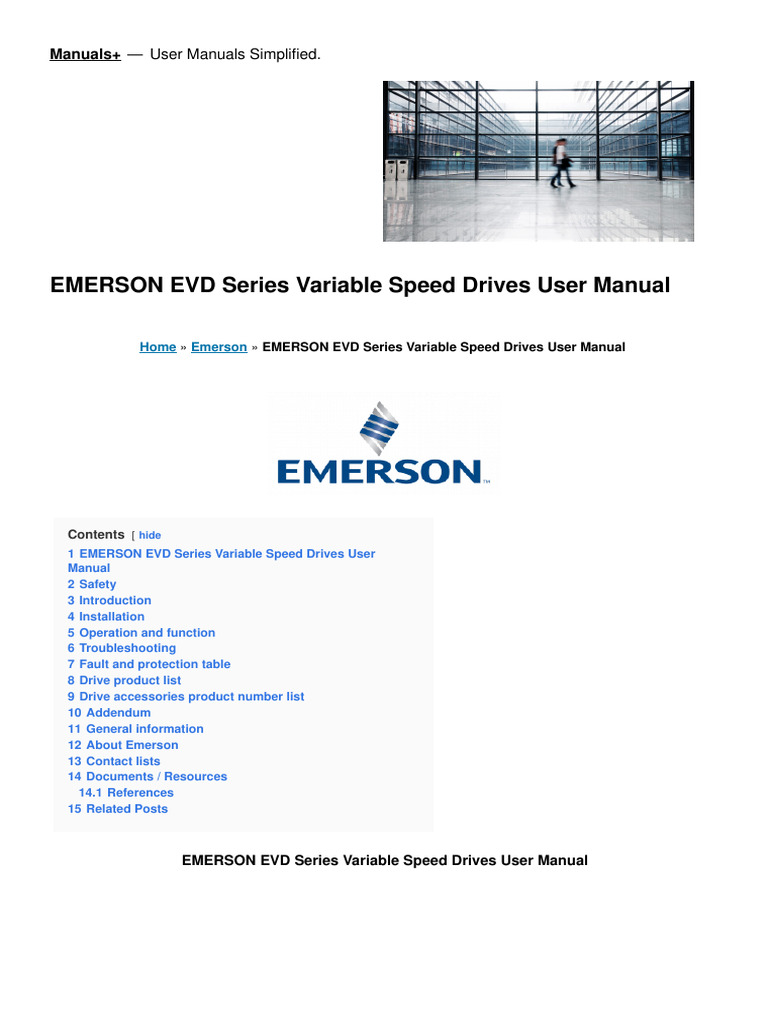 Evd Series Variable Speed Drives Manual | PDF | Business | Technology & Engineering