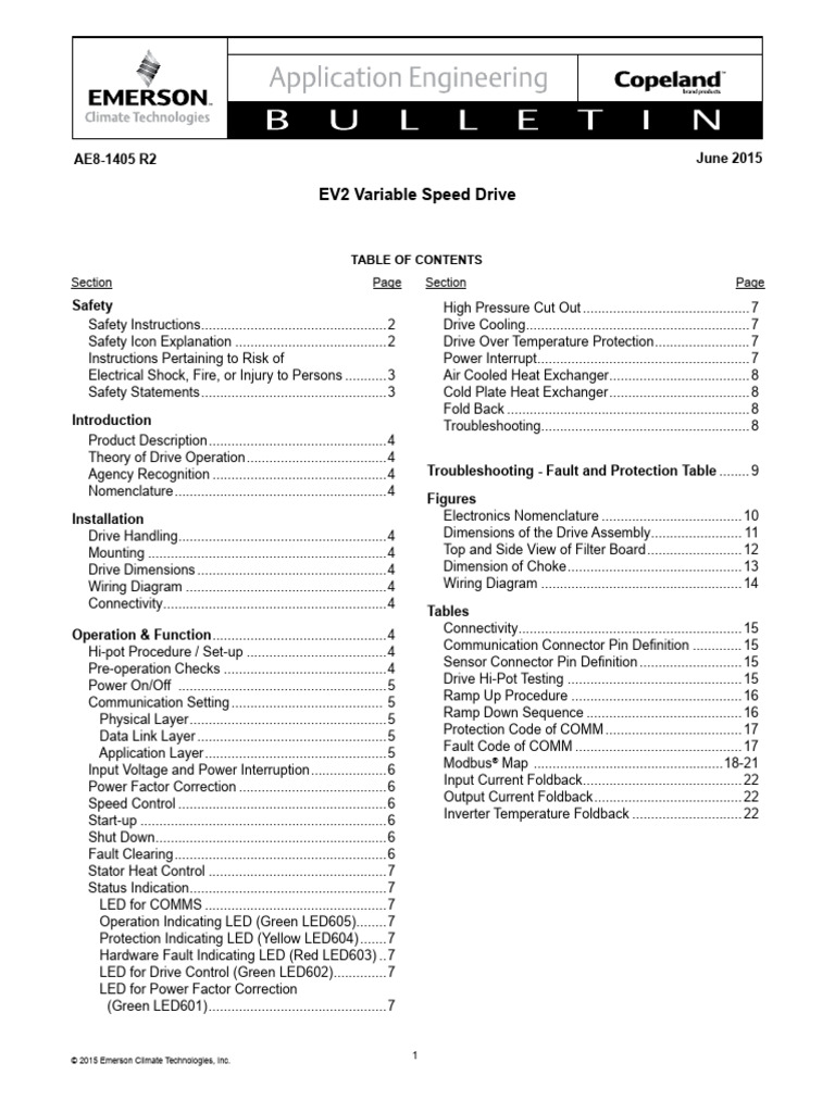 Ev2 Variable Speed Drive en Us 160846 | PDF | Electrical Engineering | Electricity