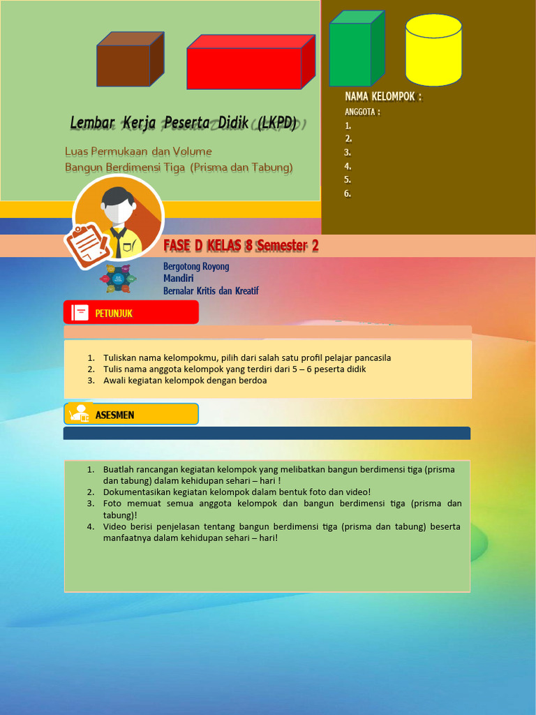 LKPD Modul Ajar 1 | PDF