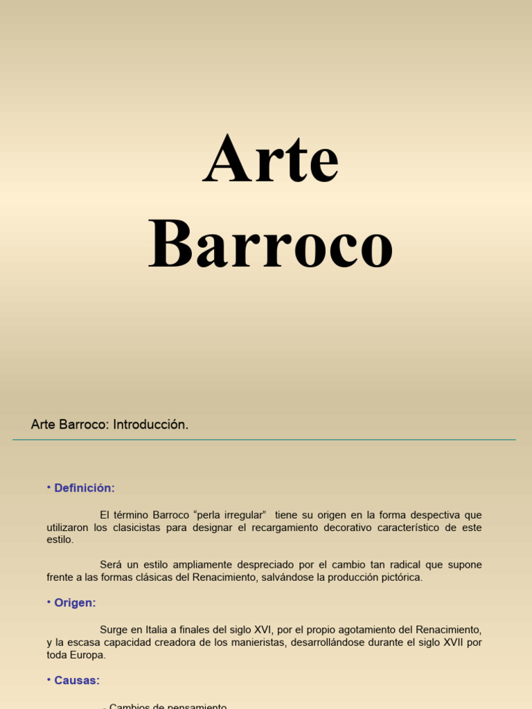 Arte Barroco | PDF