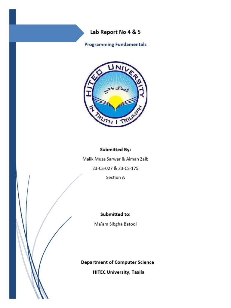 Lab Report 4 And 5 Download Free Pdf Computer Engineering Software Development