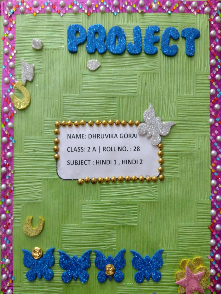 Hindi Project Work for Class 2 | PDF