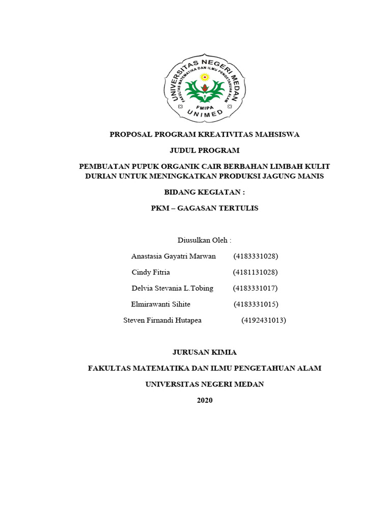 PKM GT Jagung 2021-1 | PDF