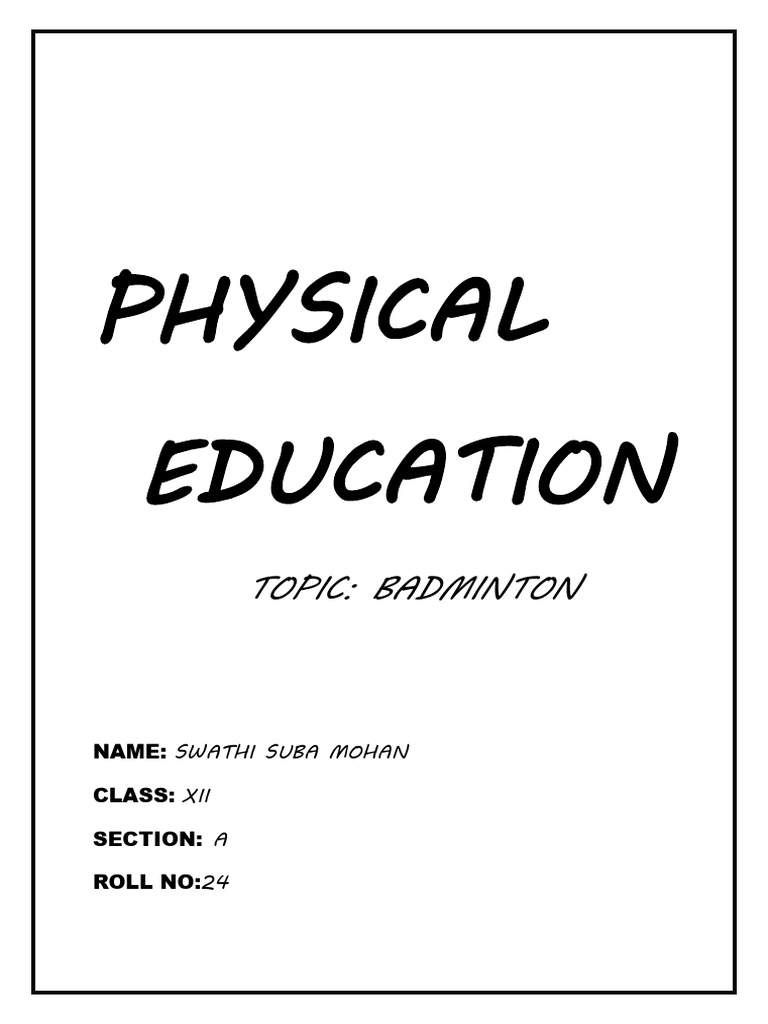 Physical Edu | PDF