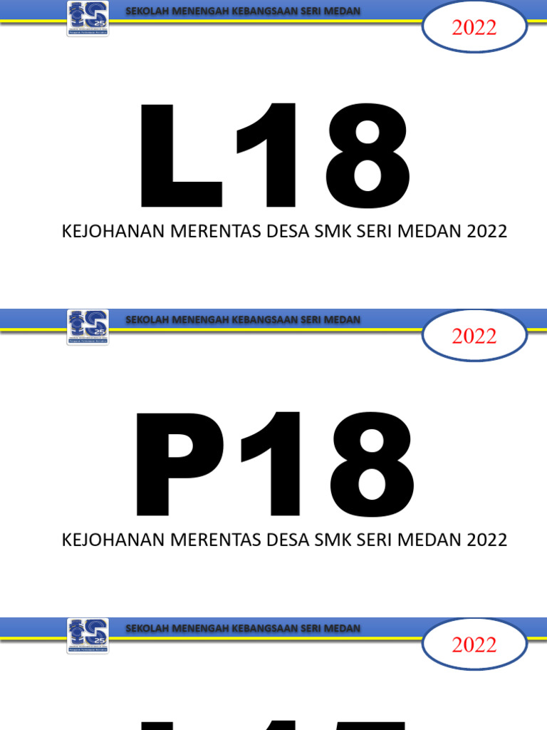 Label Meja Urusetia | PDF