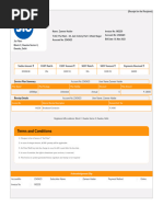 Jio Fiber Bill Invoice Sample | PDF