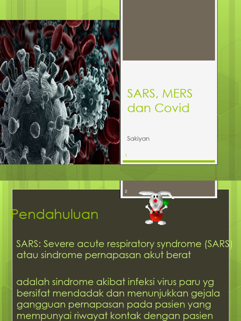 Perbandingan SARS, MERS, dan COVID-19 | PDF