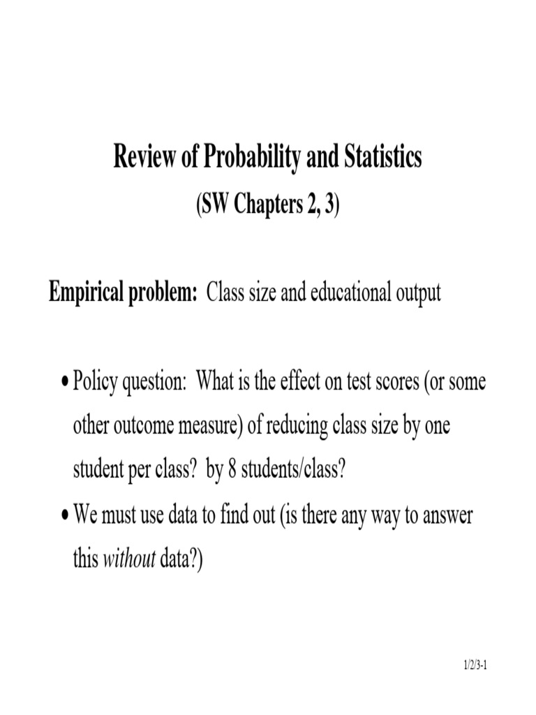 Theory 2. Probability and Statistics (Textbook Chapters 2-3) | Download ...