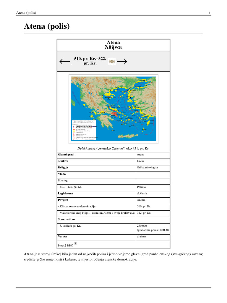 Atena (Polis) | PDF
