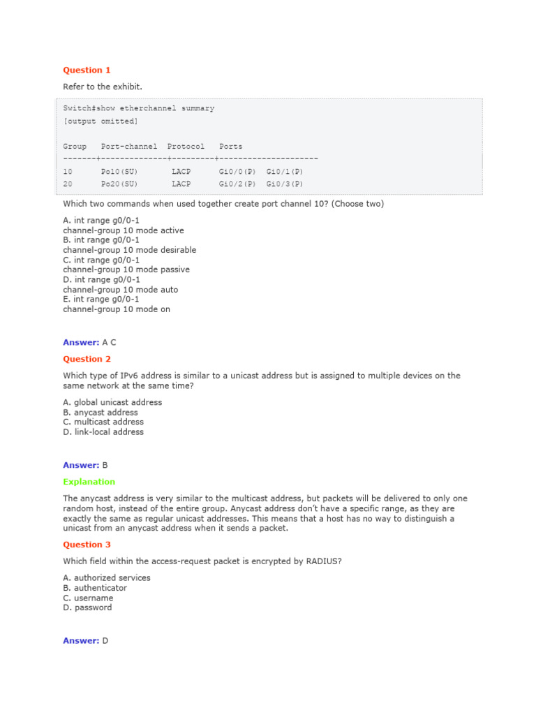 Examen 3 - 110p | PDF