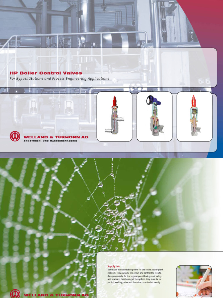 HP Boiler Control Valves | PDF | Boiler | Valve