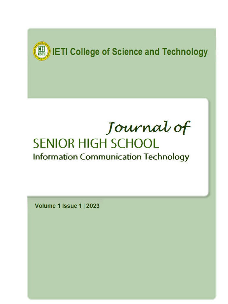 Journal Paper For Highschool | PDF