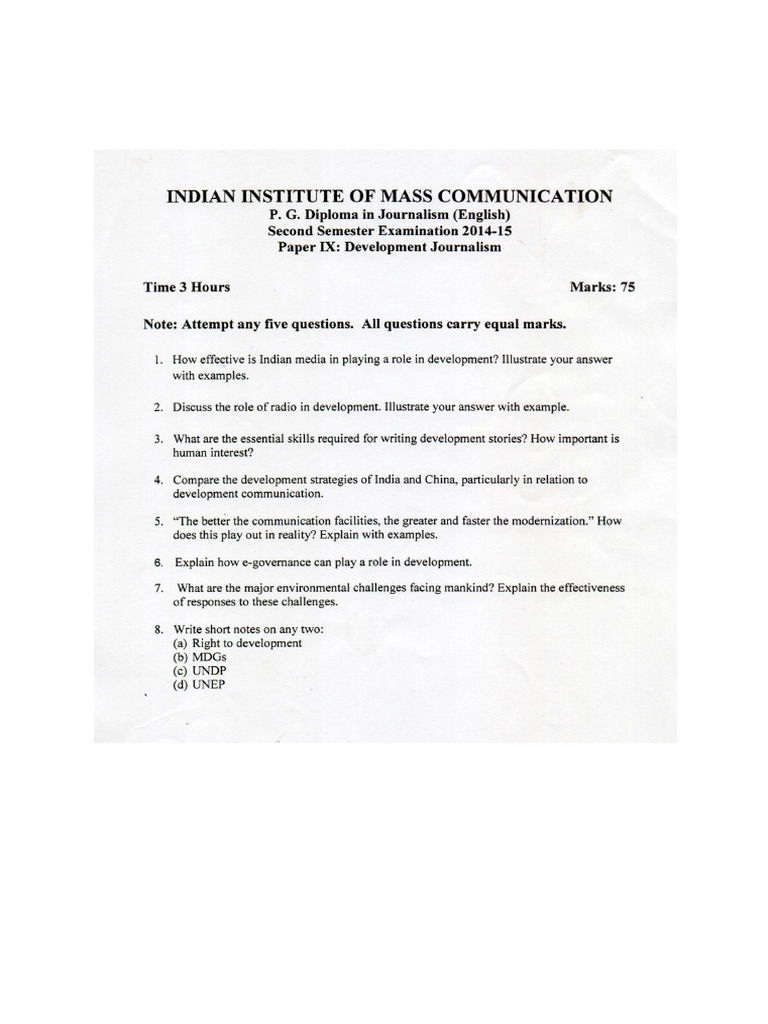 Development Journalism | PDF