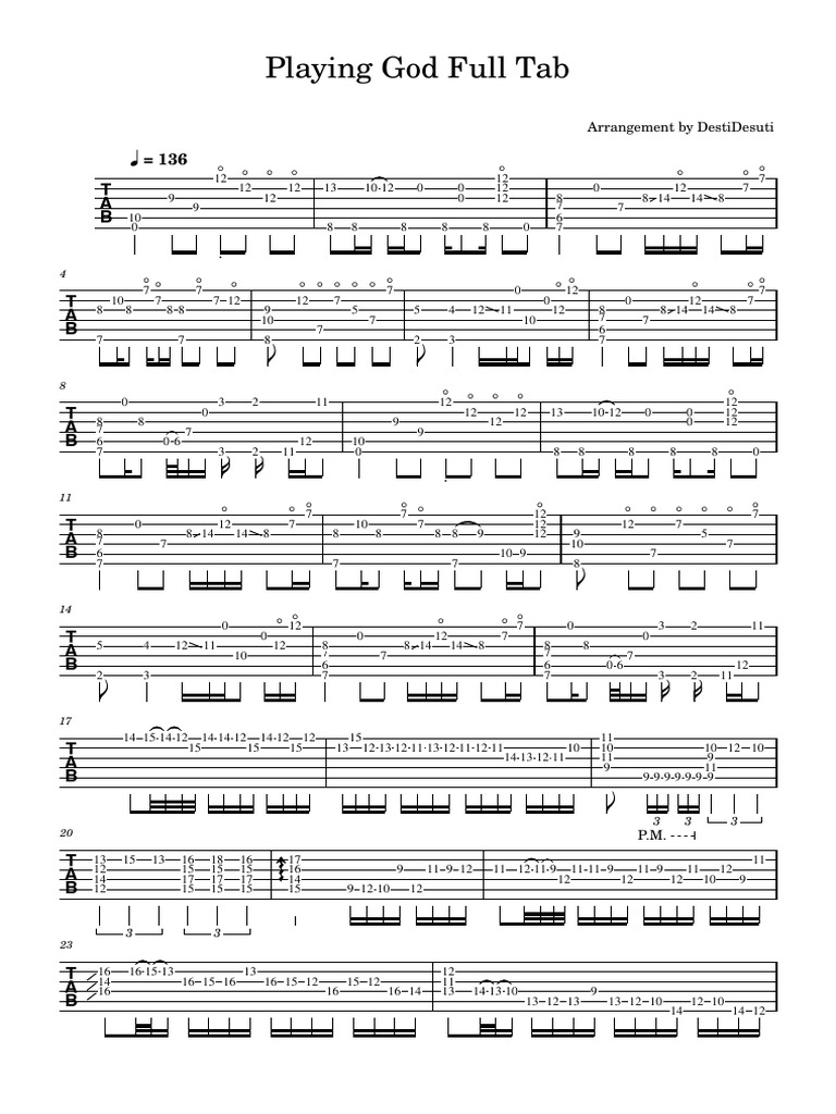 Playing God Polyphia Playing God Tab | PDF