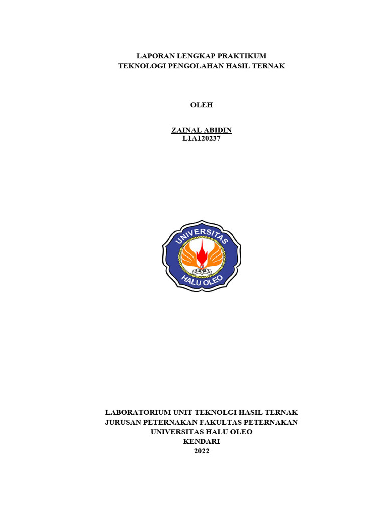 Laporan Lengkap TPHT Zainal | PDF