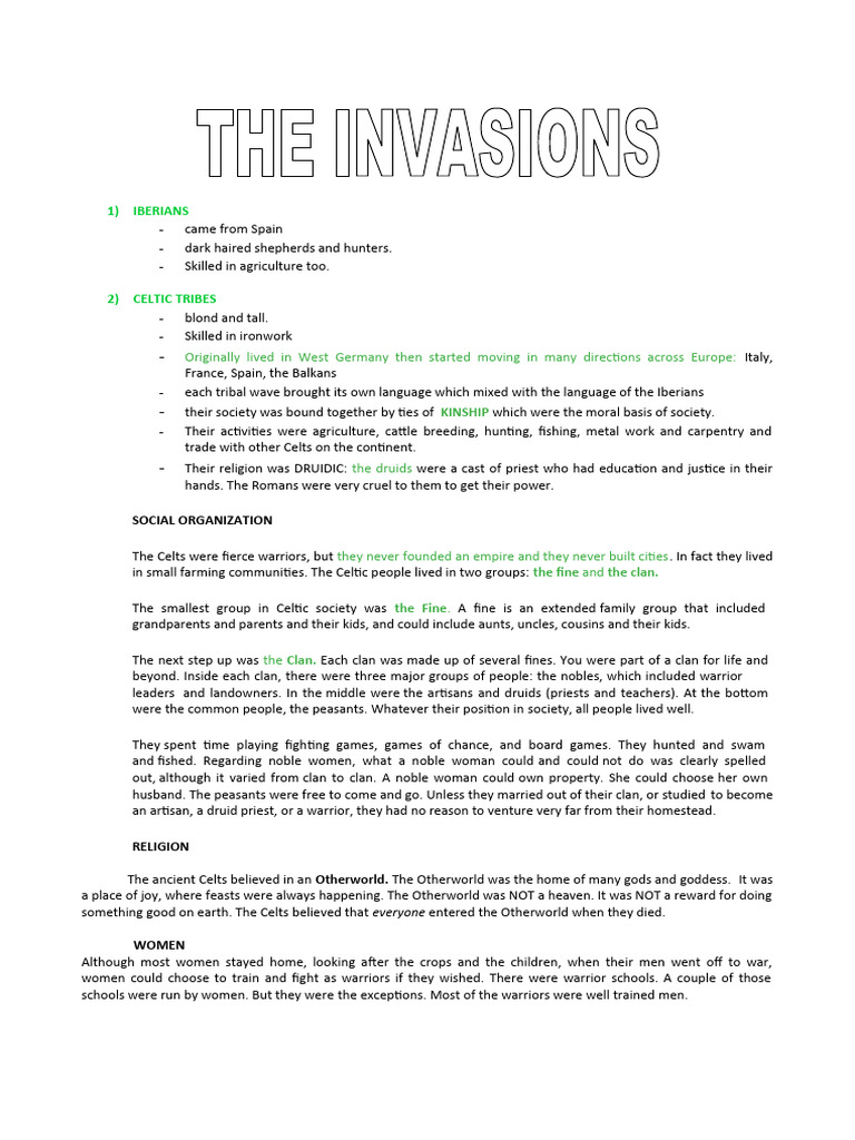 THE INVASIONS - LESSON - Ok | PDF | Danelaw | Anglo Saxons