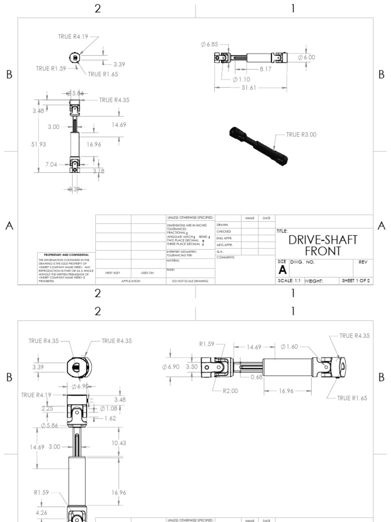 Drive-Shaft Front | PDF