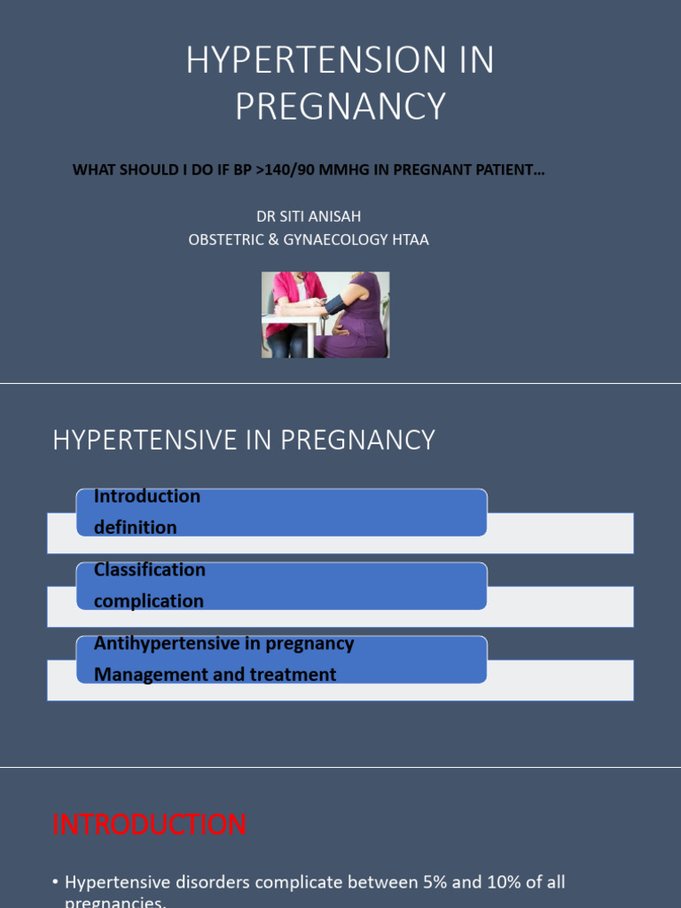 Hypertension in Pregnancy Overview | PDF | Hypertension | Blood Pressure