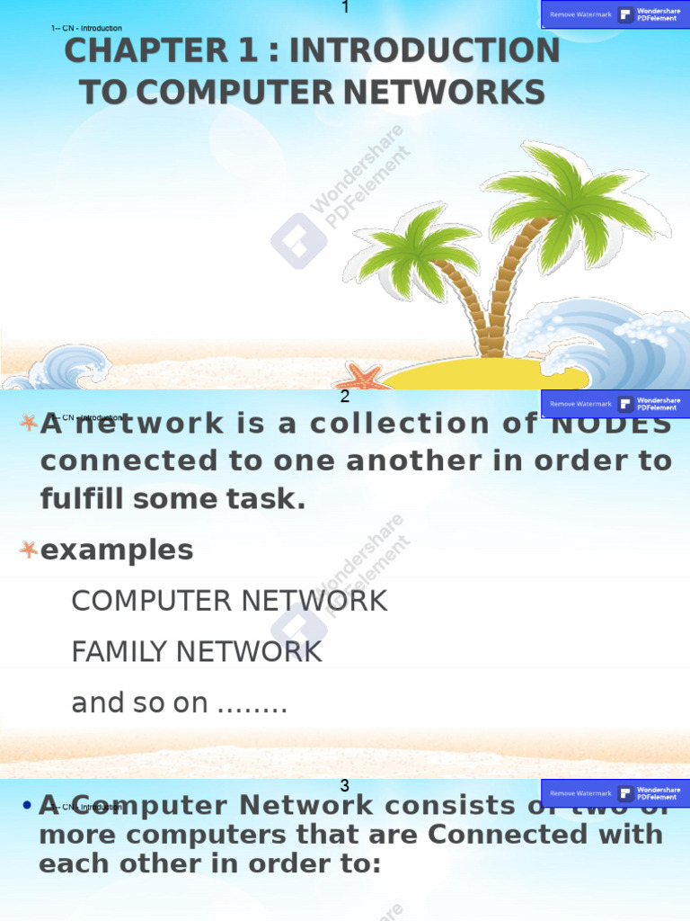 1 - CN - Introduction-1 | PDF | Computer Network | Network Packet