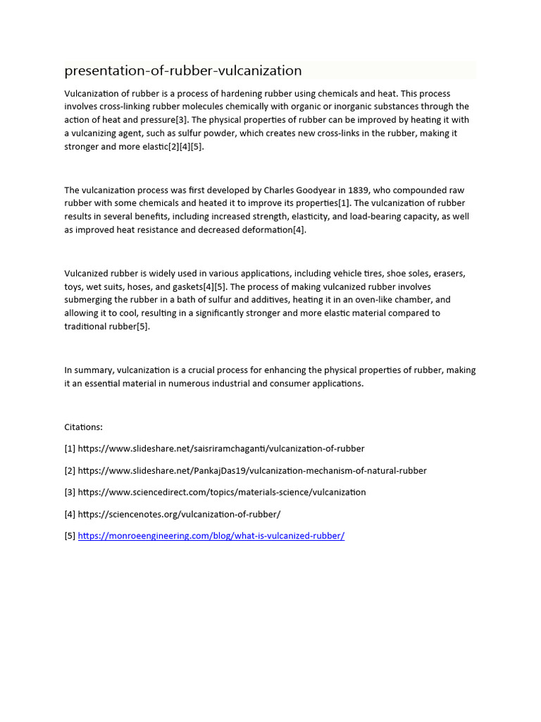 Rubber | PDF | Natural Rubber | Physical Sciences