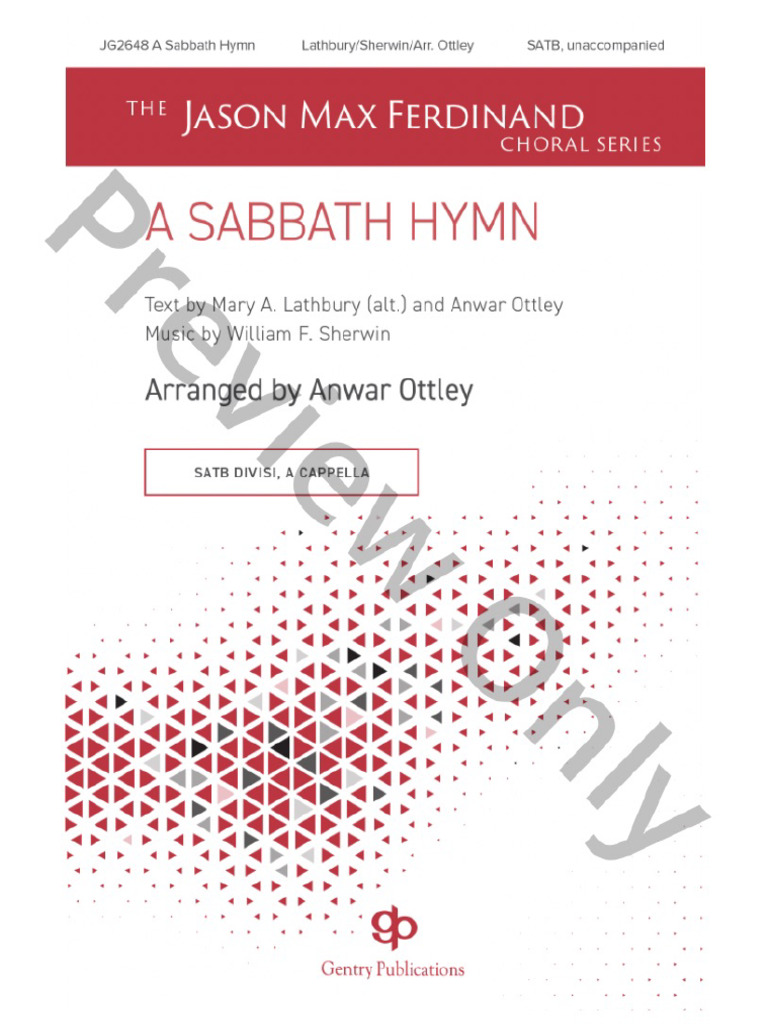 Sabbath Hymn Preview | PDF