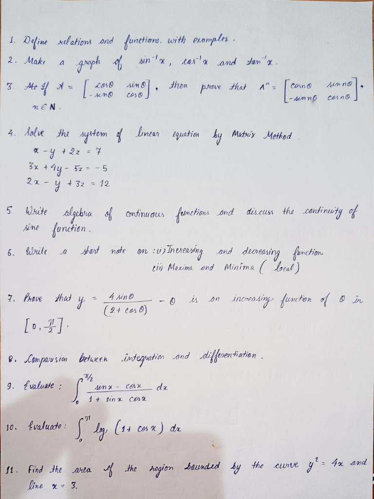 Maths Internal Assessment Work | PDF