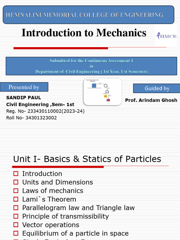 Mechanics Assessment | PDF