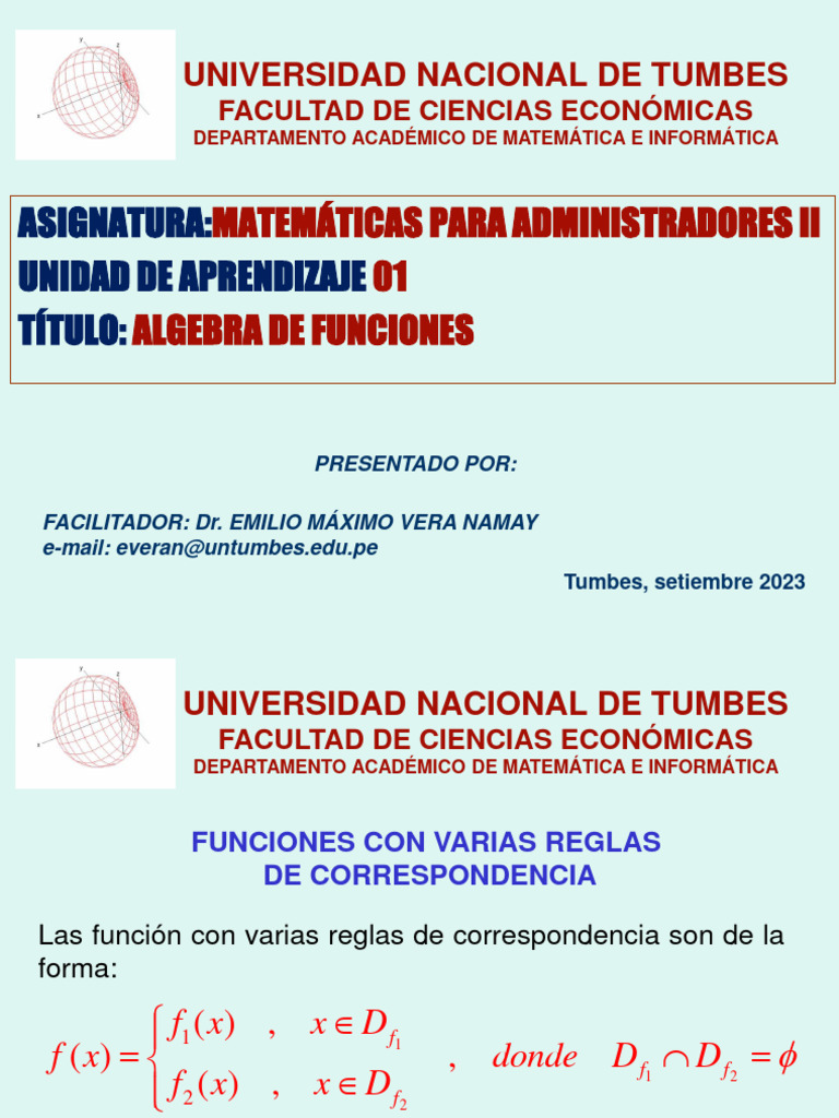 Algebra Def Unc i Ones | PDF | Función (Matemáticas) | Funciones y mapeos