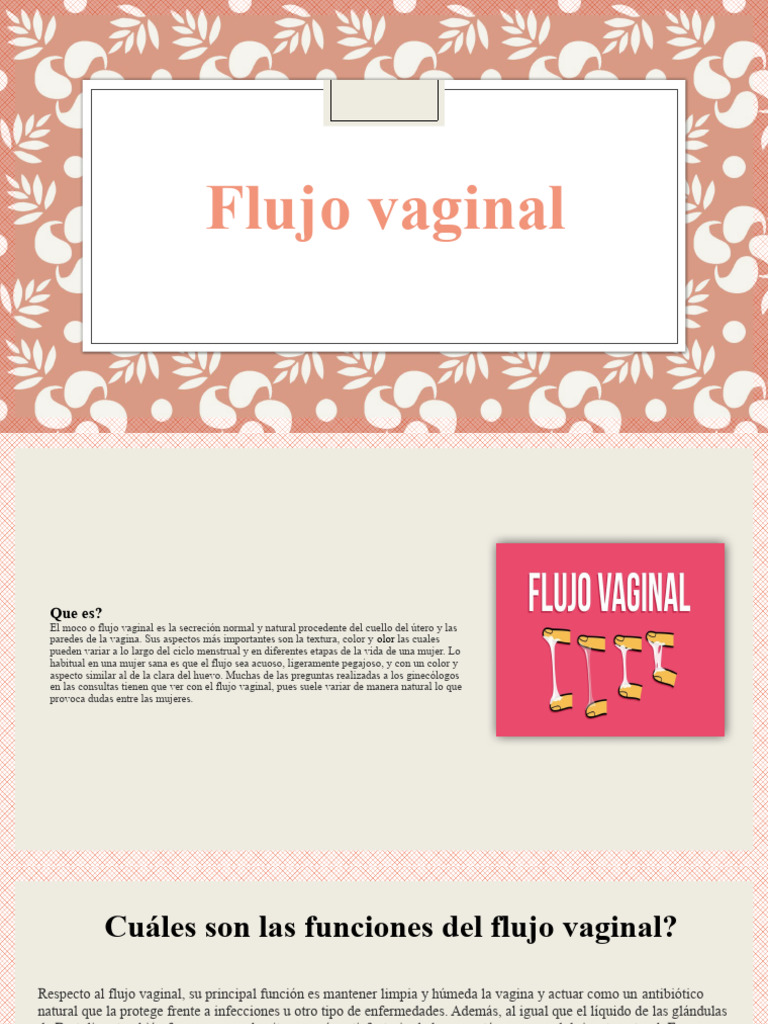 Flujo Vaginal | PDF | Candidiasis | Vagina