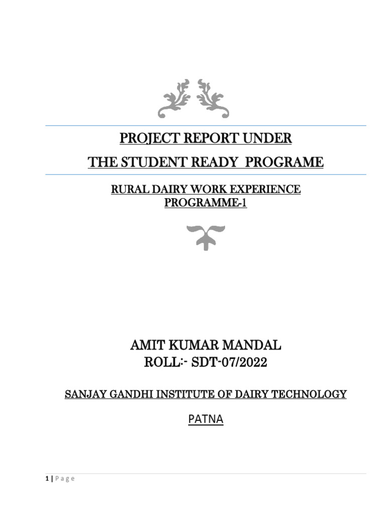 Training Docx - Docx New | PDF | Milk | Dairy