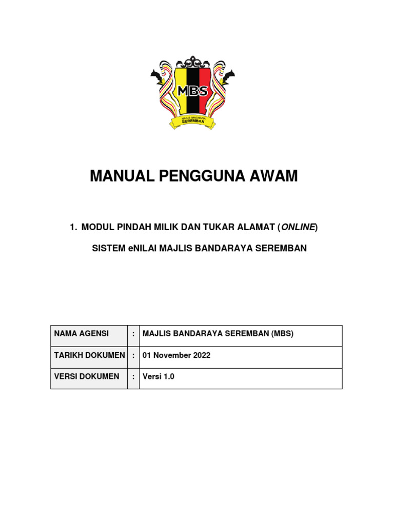Manual Pengguna Awam E Nilai Online Pdf