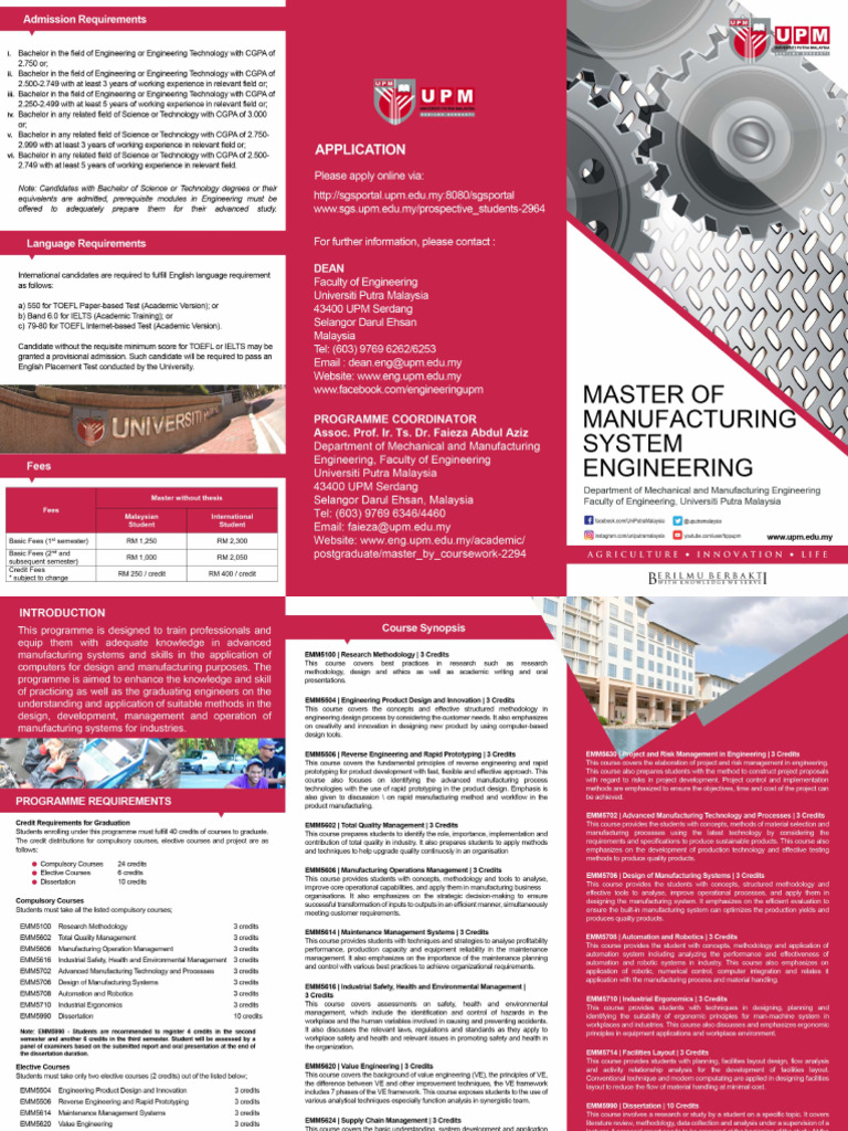 20201008162132KMP Master of Manufacturing System Engineering MSE | PDF