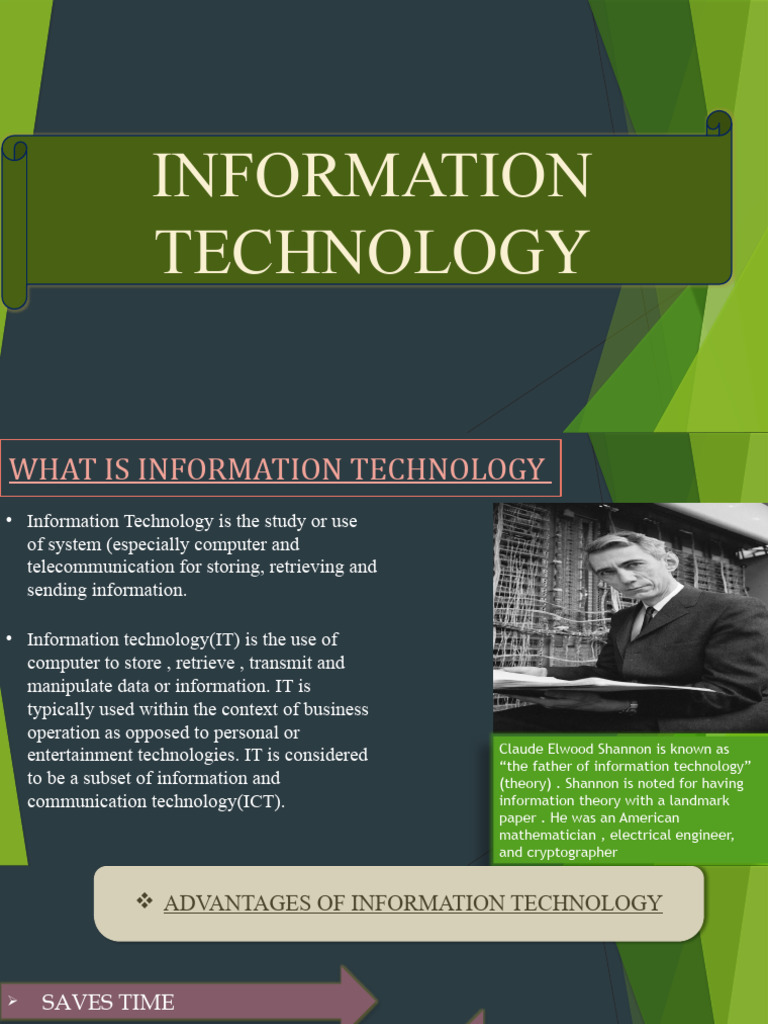 Presentation1 Information Technology | PDF