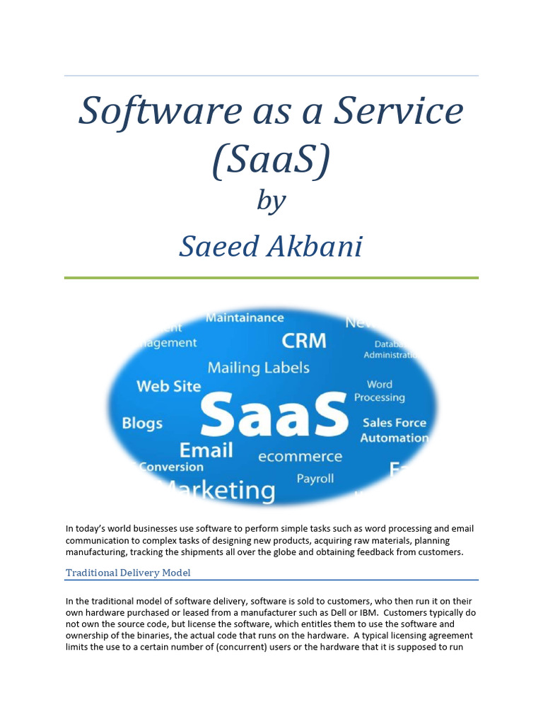 SAAS | PDF