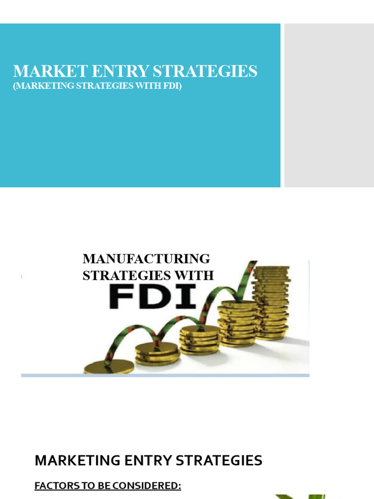 Market Entry Strategies - 2 | PDF