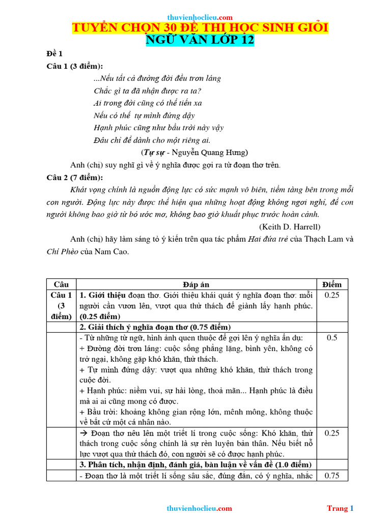 Tuyển Tập Đề Hsg | PDF