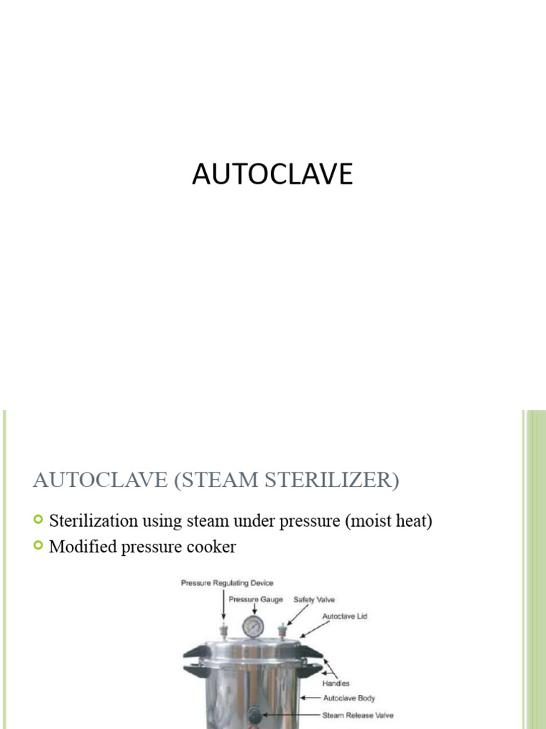 AUTOCLAVE | PDF