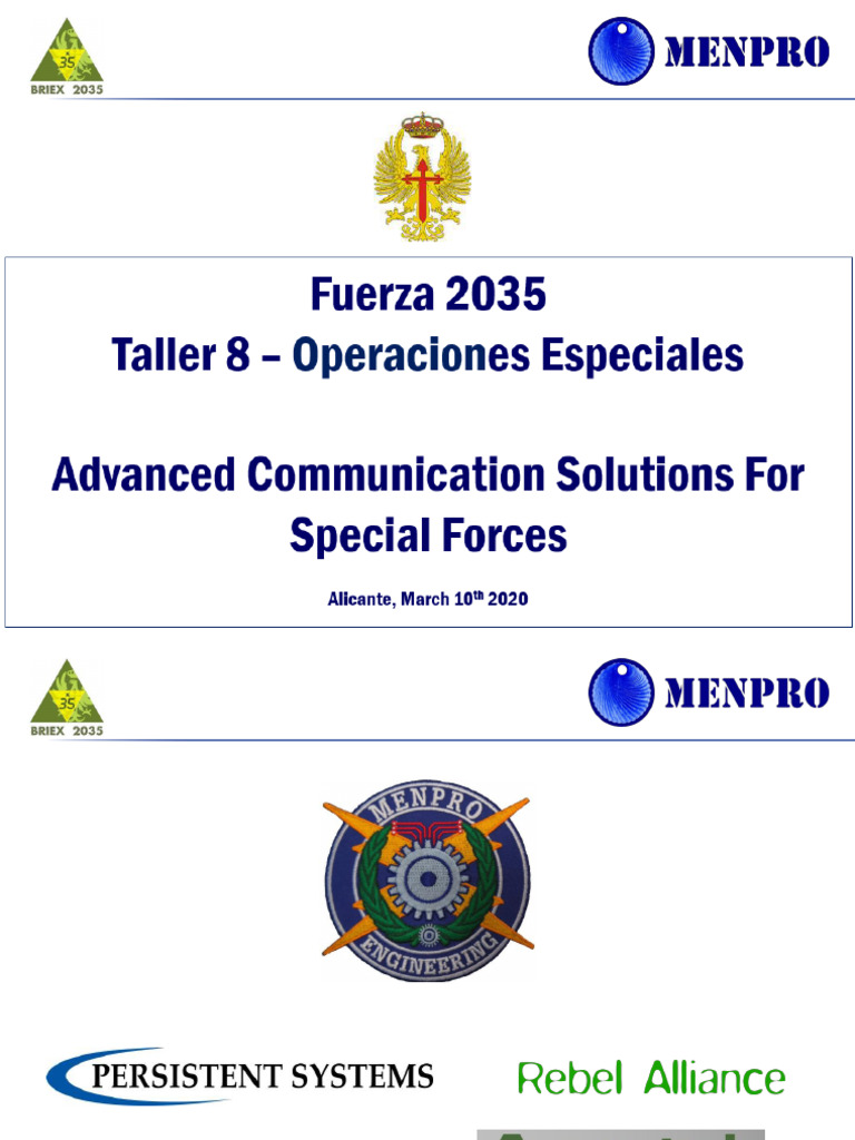 Advanced Communication Technologies For Special Forces | PDF