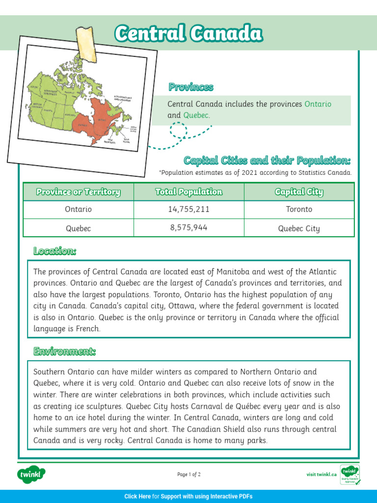 Central Canada | PDF