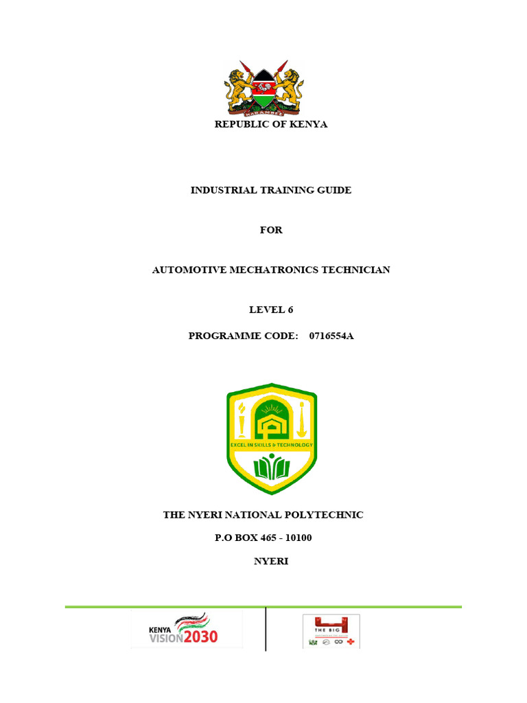 Automotive Mechatronic Techinician Level 6 Year 3 | PDF