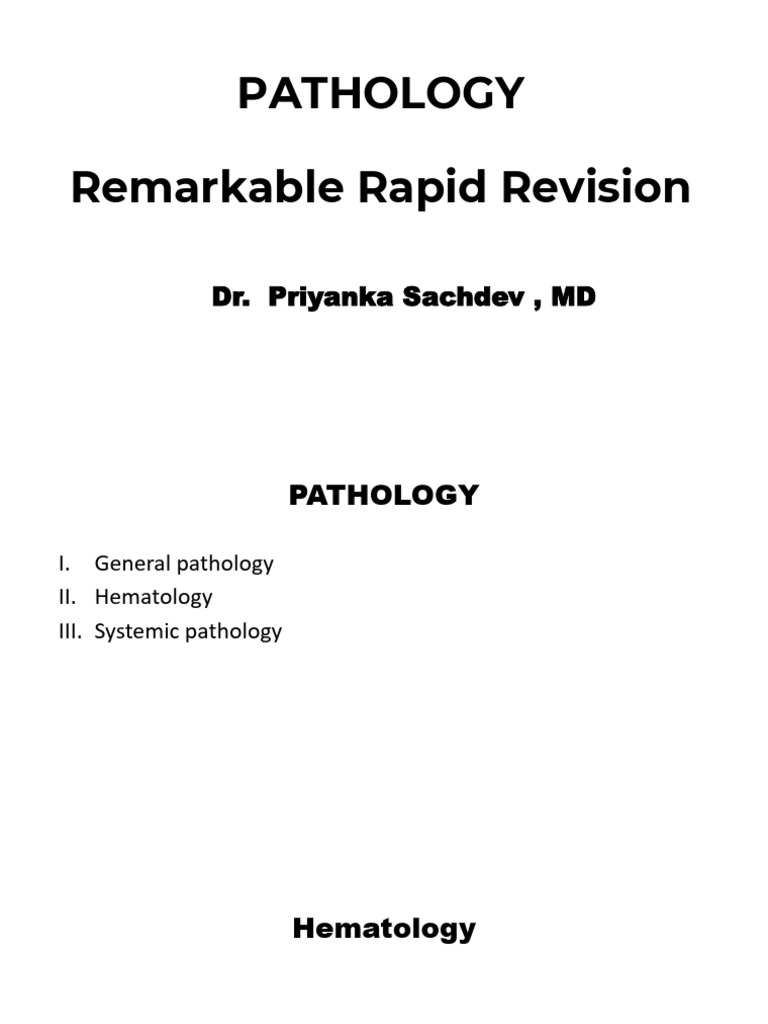 General Patho RRR | PDF