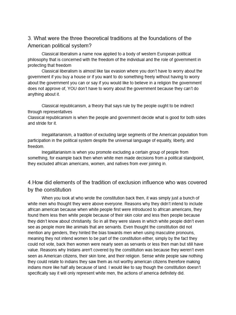 Chapter 1 Assignment | PDF