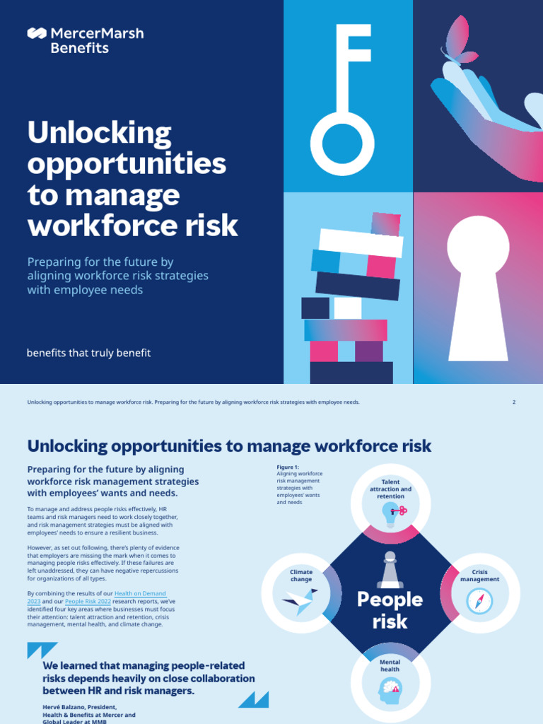 PDF Unlocking Opportunities To Manage Workforce Risk Report | PDF ...