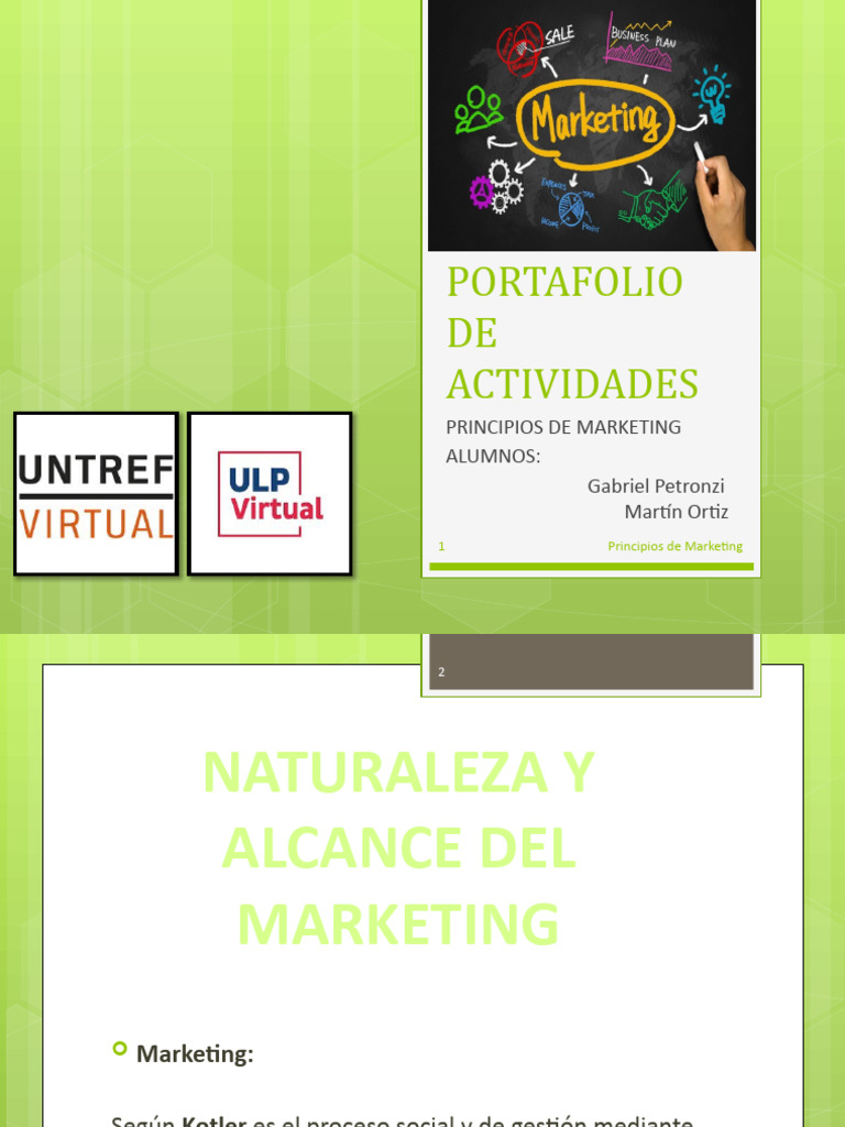 Portafolio de Actividades | Descargar gratis PDF | Marketing | Business